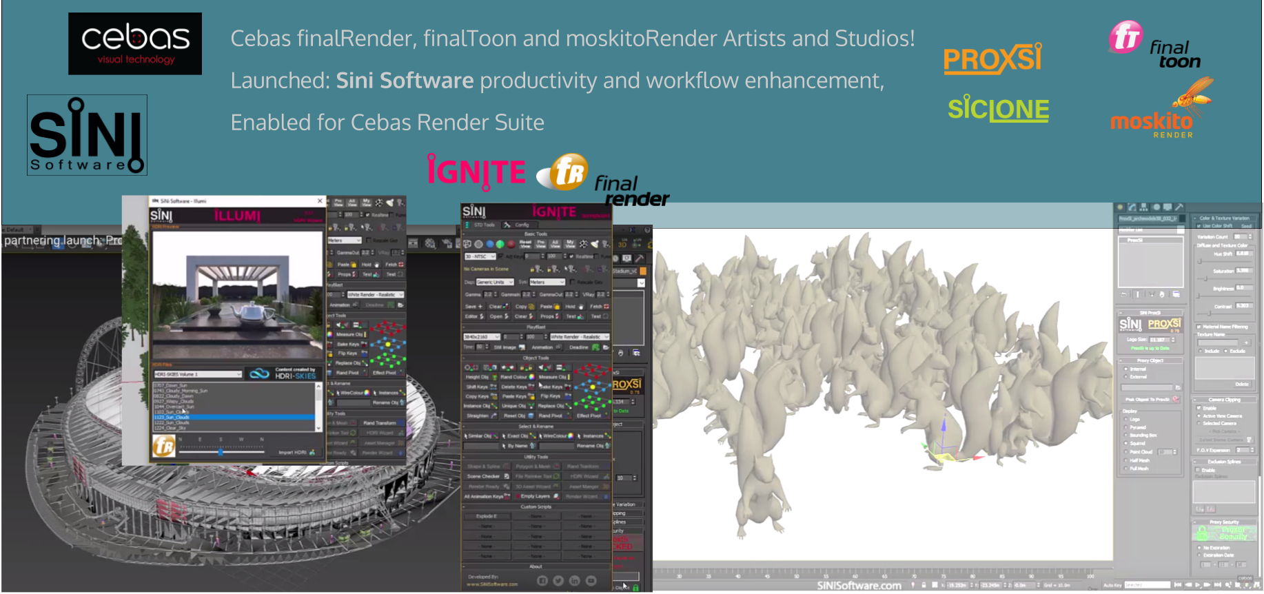 Welcome to cebas VISUAL TECHNOLOGY Inc.
